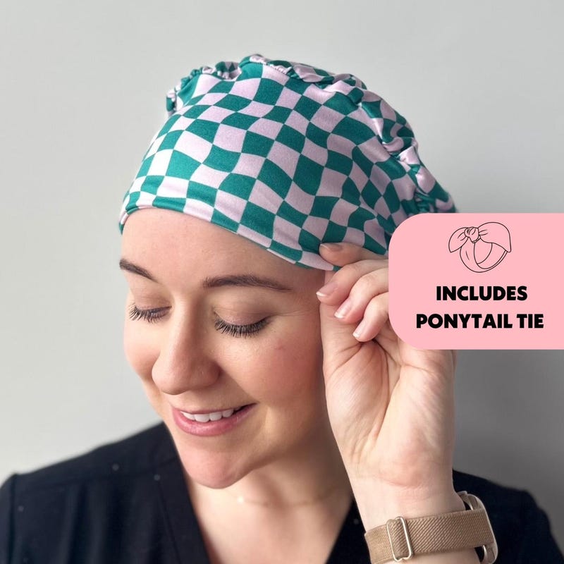 Checkered Hat - Etsy