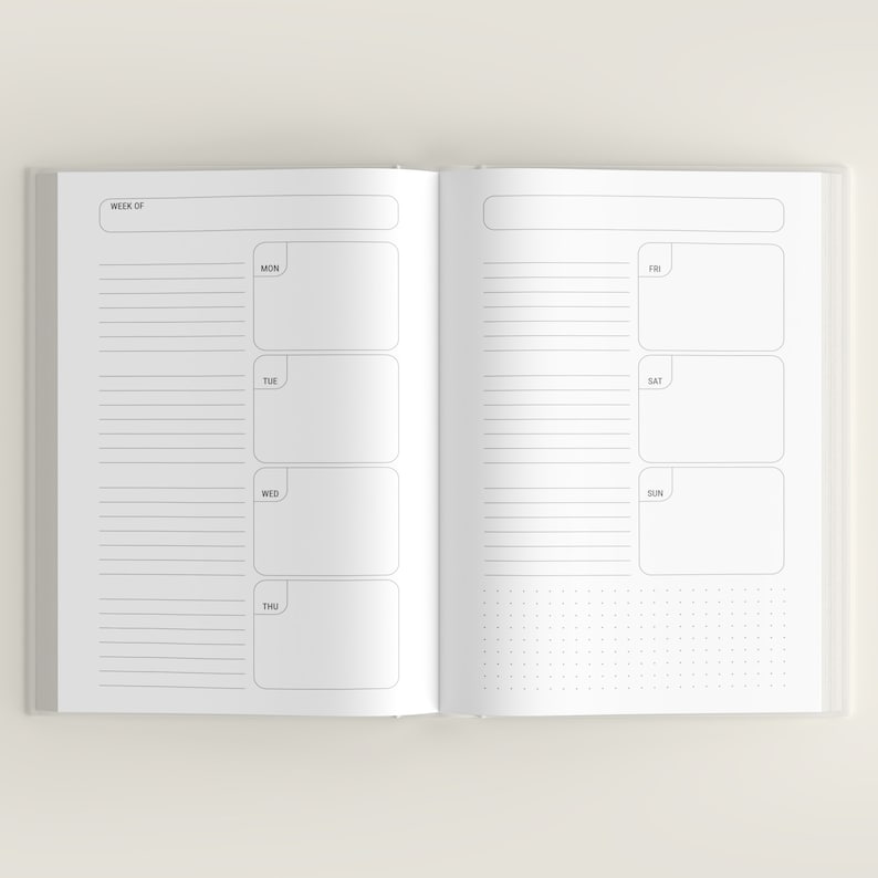 Personalized Weekly Planner Custom Weekly Organizer - Etsy