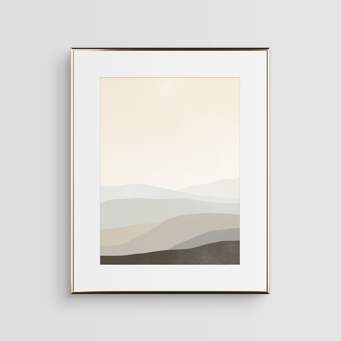 Large Abstract Art Print Neutral Wall Art Scandinavian - Etsy