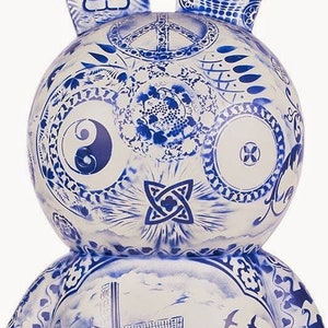 Hollands Kruissteek Patroon, Delfts Blauw Konijntje, Cross Stitch ...