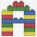 Building Blocks Cross Stitch Pattern, Digital Pattern , for Nameplates ...