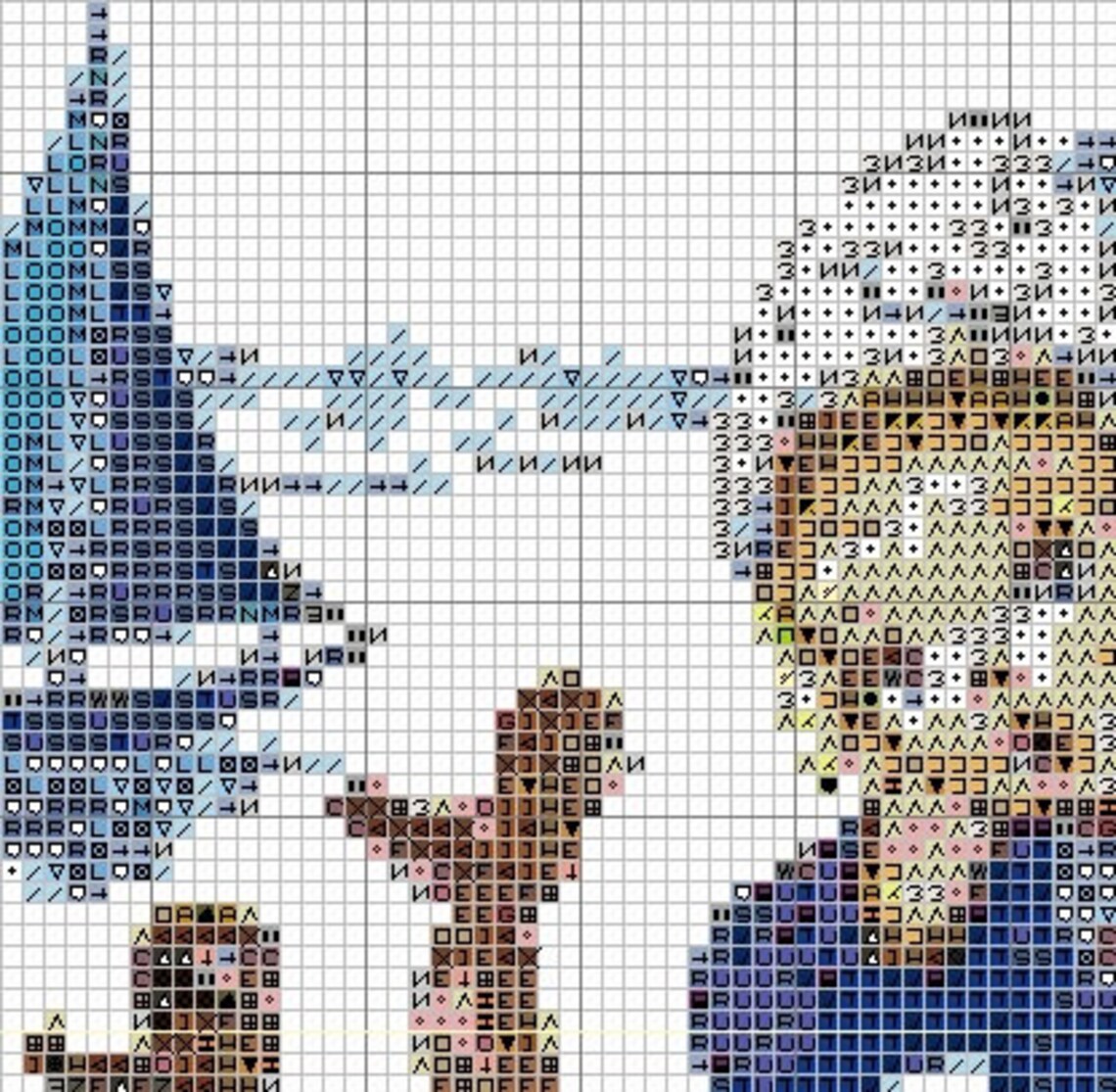 Hollands Kruissteek Patroon 2 Boertjes En Een Boerinnetje, PDF, Cross ...