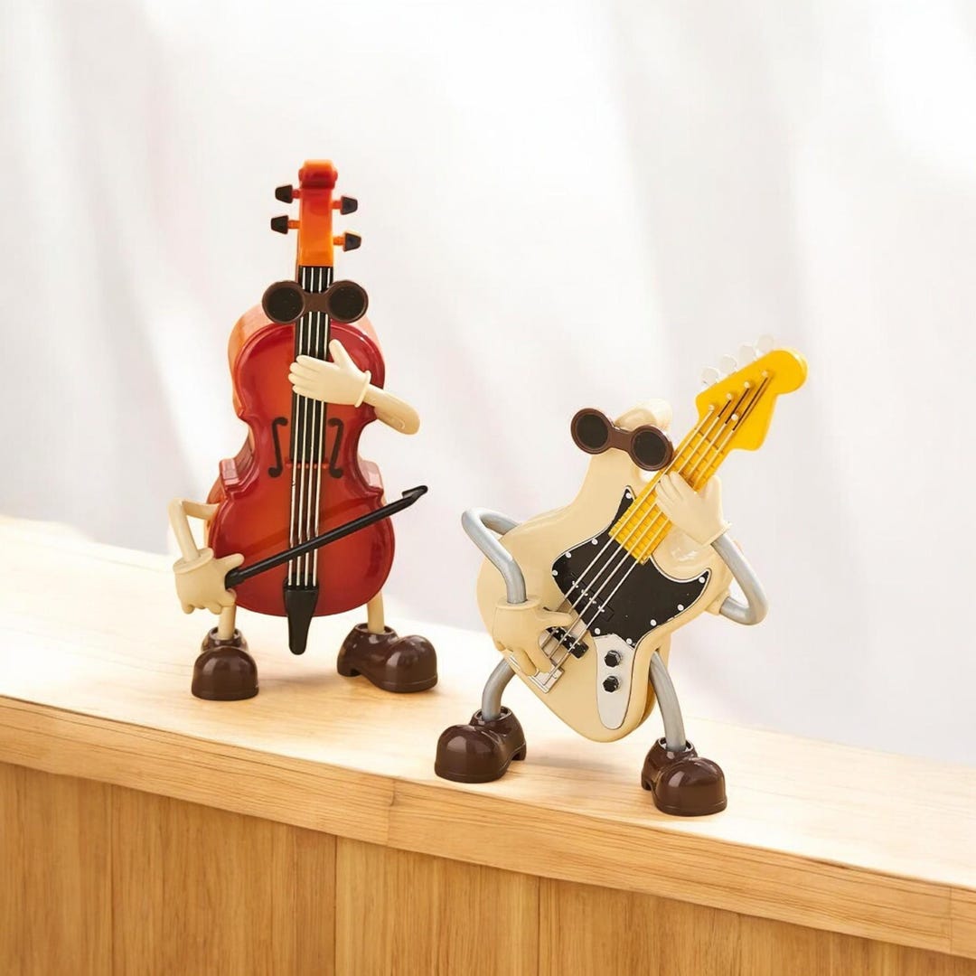Funny Musical Instrument Statue, Nordic Modern Decoration, Minimalist ...