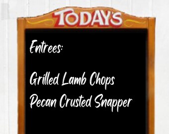 Changeable Menu Board - Etsy