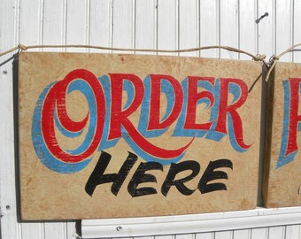 Order here sign | Etsy