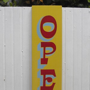Open Sign Hand Painted Wooden Sign Exterior or Interior - Etsy