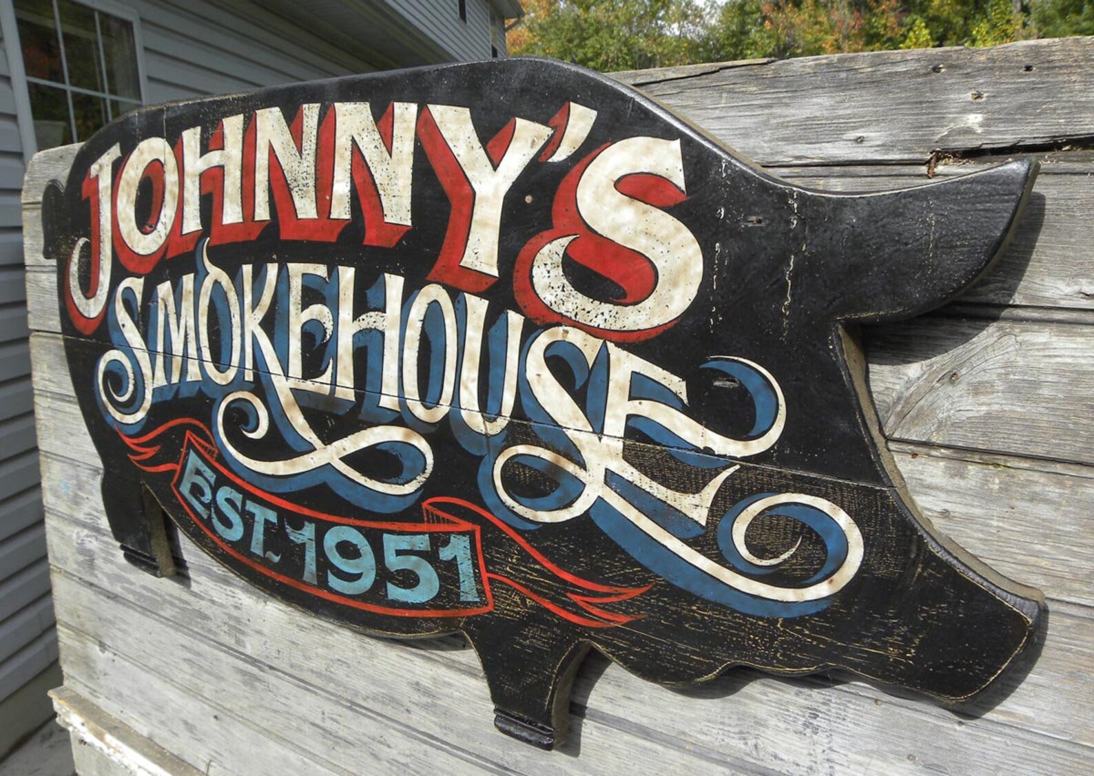 Texas BBQ Print From an Original Hand Painted and Lettered - Etsy