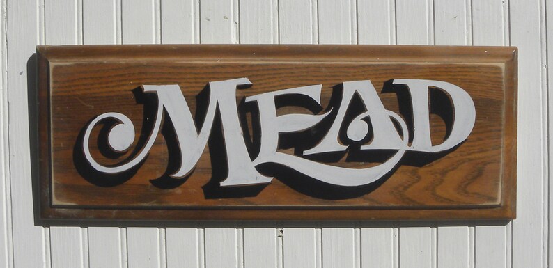 Mead Sign. Hand Painted Original Wooden. Makes a Great Gift - Etsy
