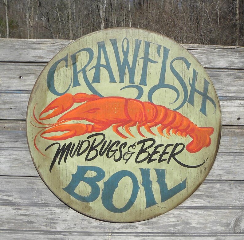 Mudbugs & Beer Cajun Hand Painted Print Cajun Art Louisiana - Etsy