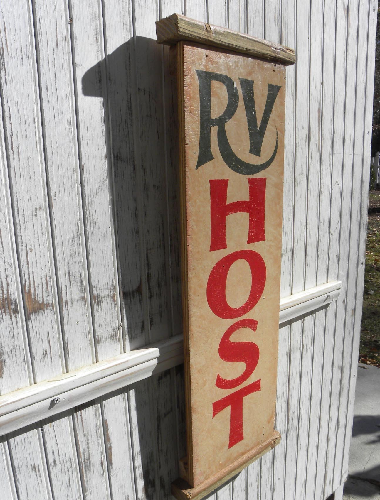 RV Camp Host Hand Painted Sign | Great Gift| Wall Decor or Gallery Wall ...