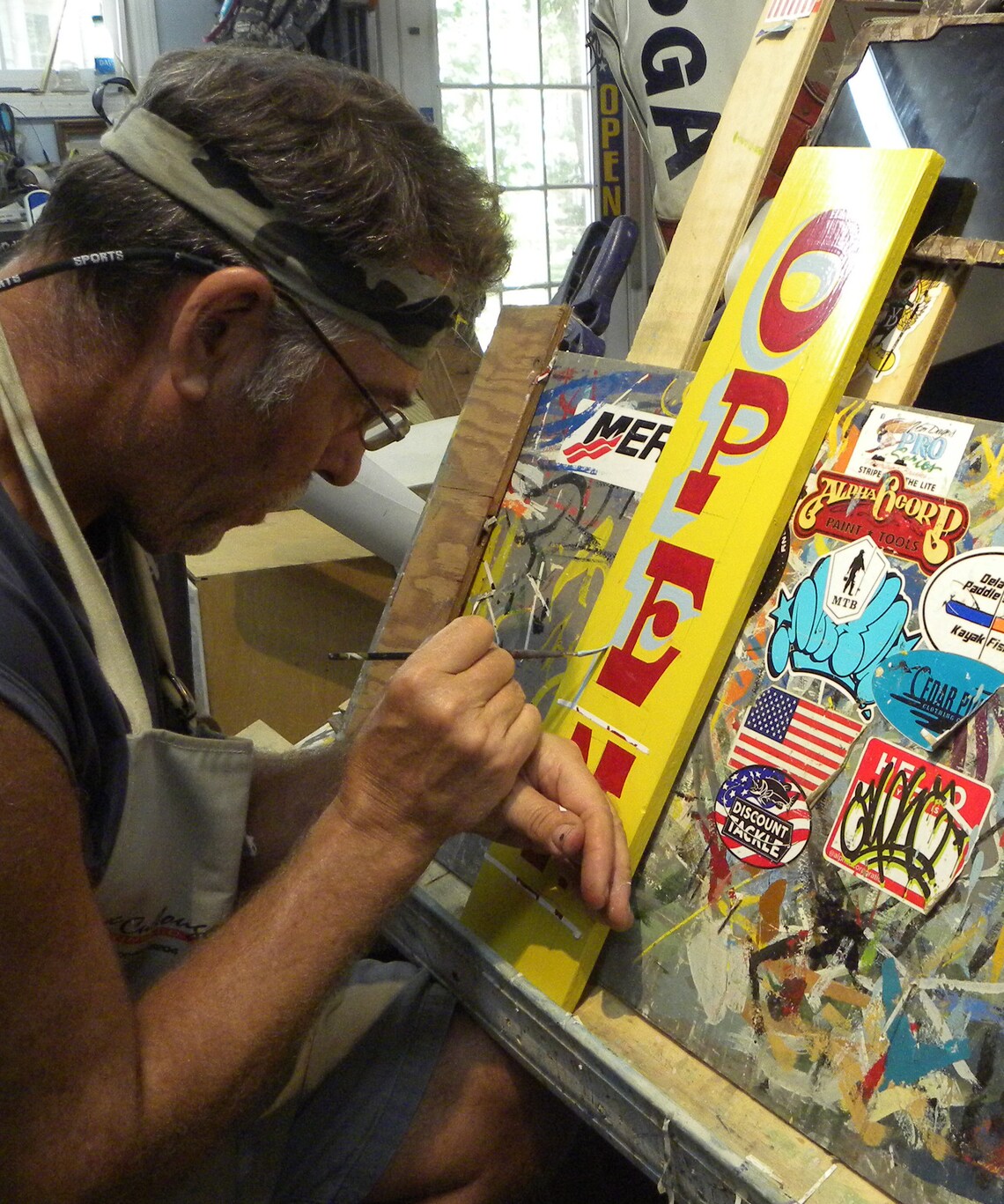 Open Sign Hand Painted Wooden Sign Exterior or Interior - Etsy