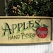 Fresh Apples Sign | Hand Painted | Wall Decor | Kitchen Decor ...
