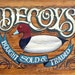 Duck Decoys Print From an Original Hand Painted and Lettered Sign. Man ...