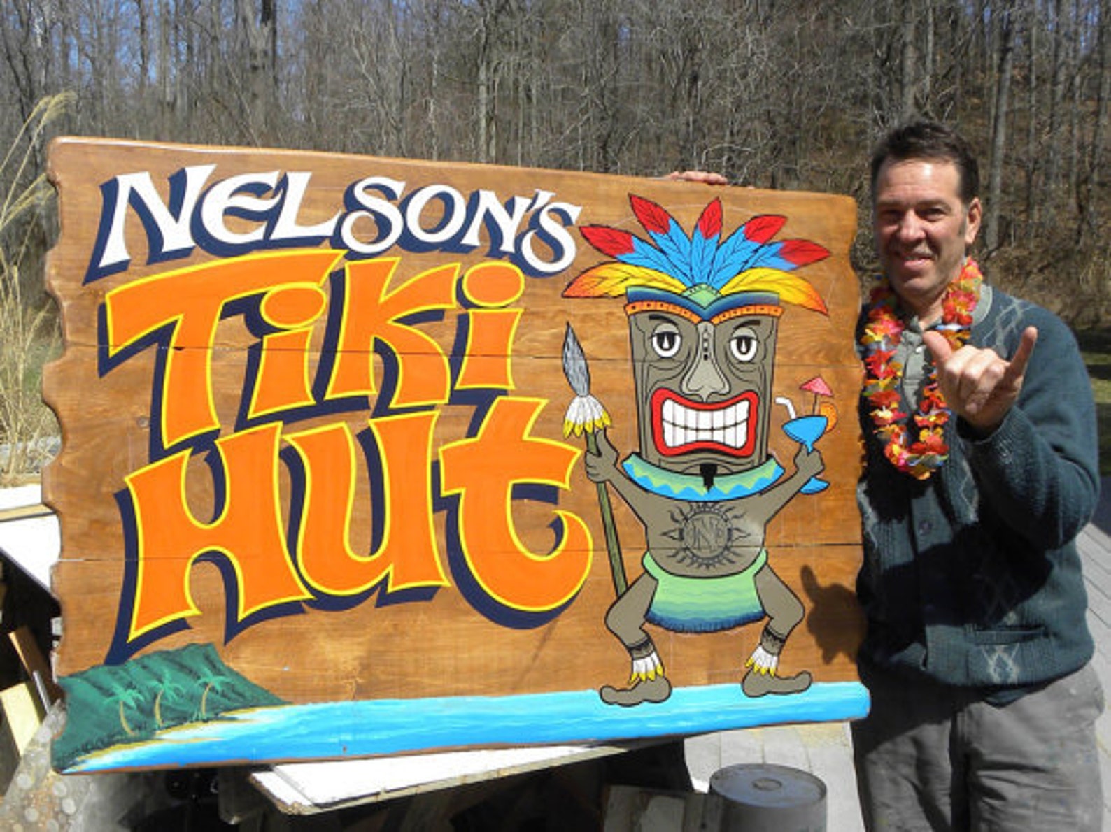 Dive Shop Sign Hand Lettered Sign Original Vintage Diving Fin | Etsy