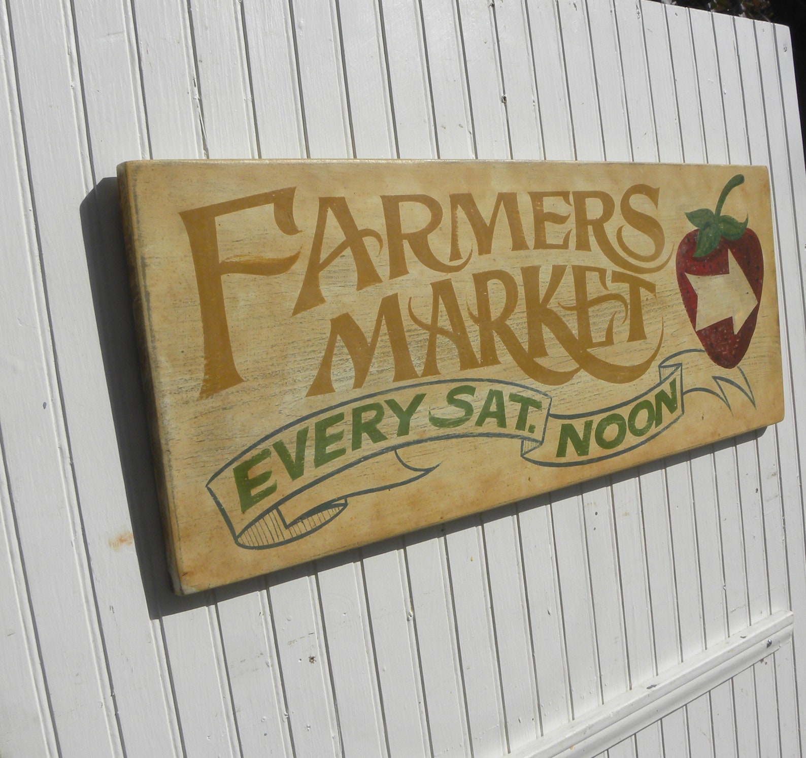 Farmers Market Sign Original Hand Painted Vintage Look Sign - Etsy