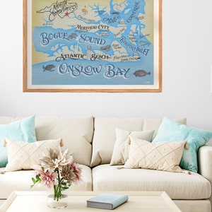 Morehead City Map Print | North Carolina Art Print | Gifts for Him ...