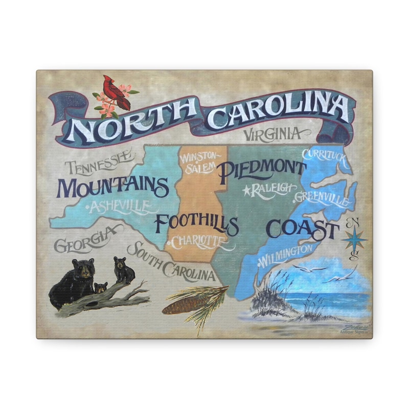 North Carolina Sign - Etsy