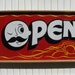 OPEN Sign on Wood. Directional Signs for Restaurant, Food Truck or Deli ...
