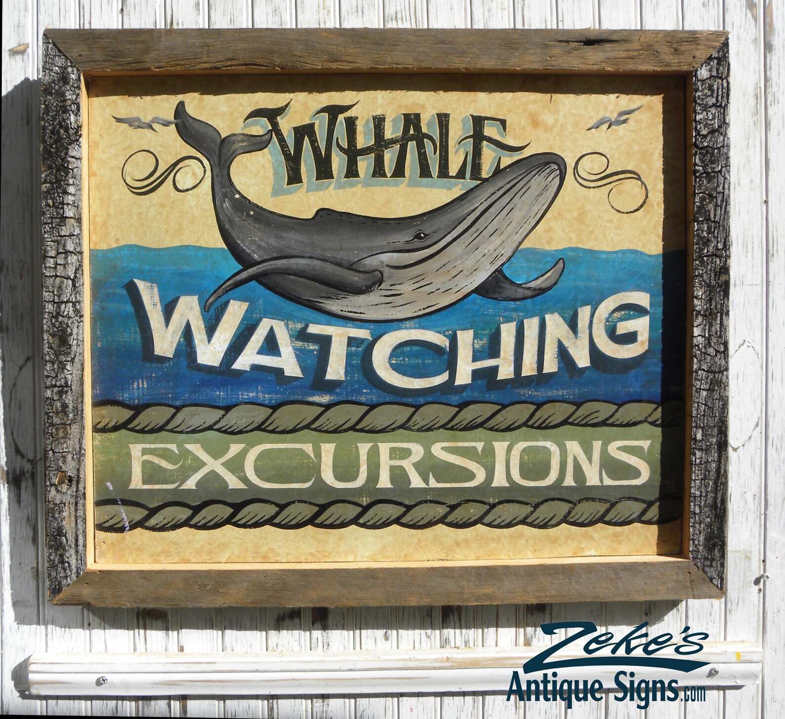 Whale Watching Sign Original Art Whale Painting and - Etsy