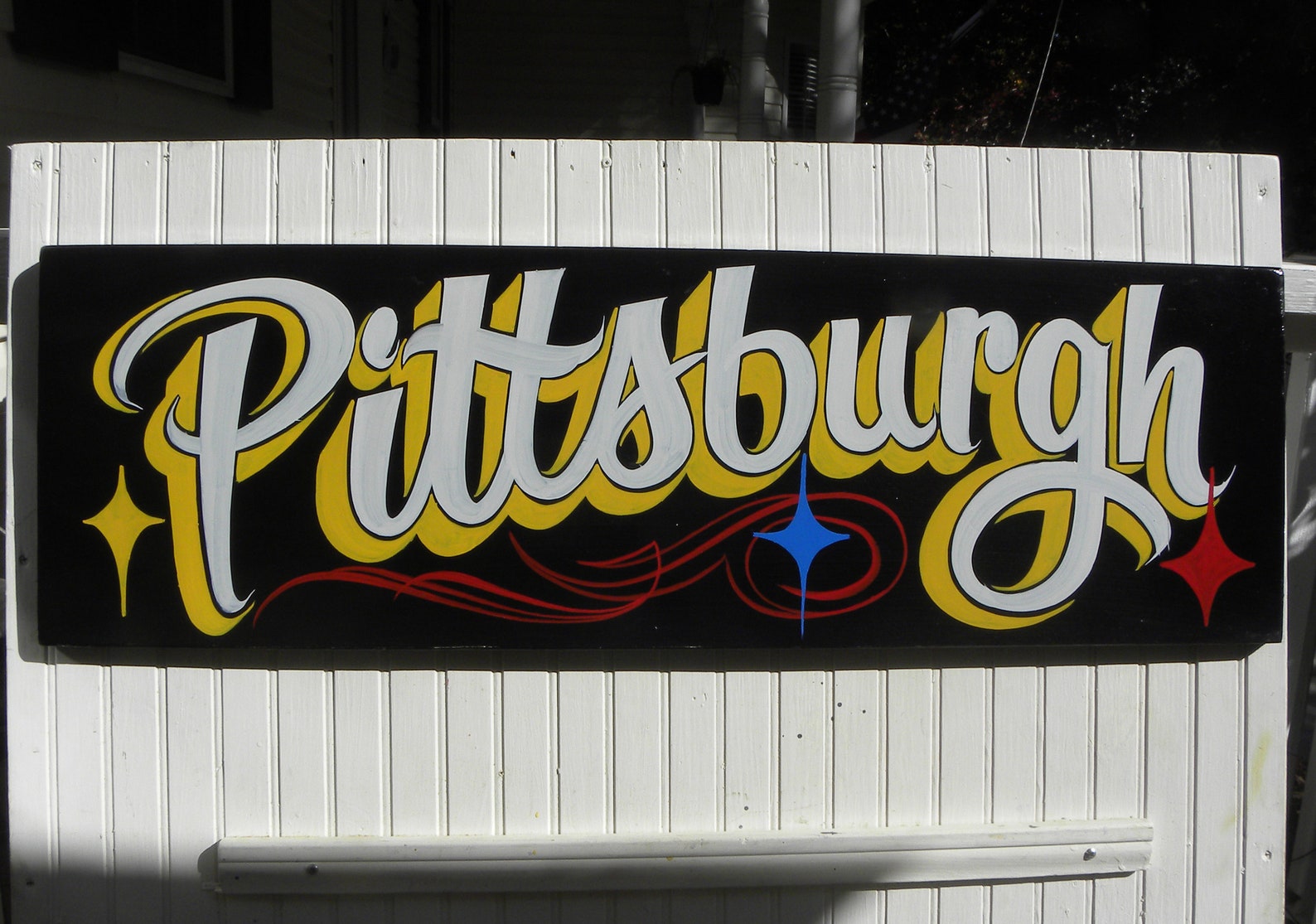 Hand Painted Pittsburgh Sign: Pennsylvania Hometown Art - Etsy