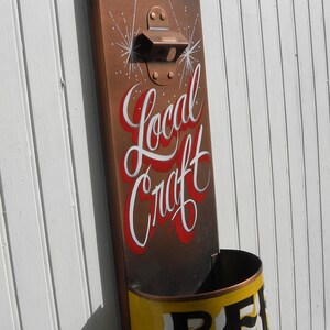 Local Craft Beer Sign Metal Hand Painted Original Ale Pub - Etsy