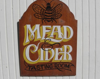 Mead Sign. Hand Painted Original Wooden. Makes a Great Gift | Etsy