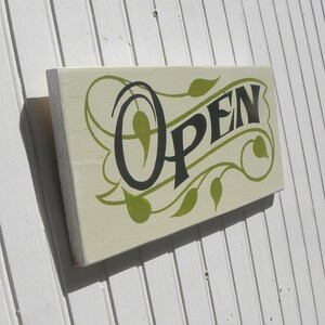 Open Sign Hand Painted Wooden Sign - Etsy