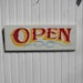Open Sign A Hand Painted & Lettered Wooden Sign Great for Your Business ...