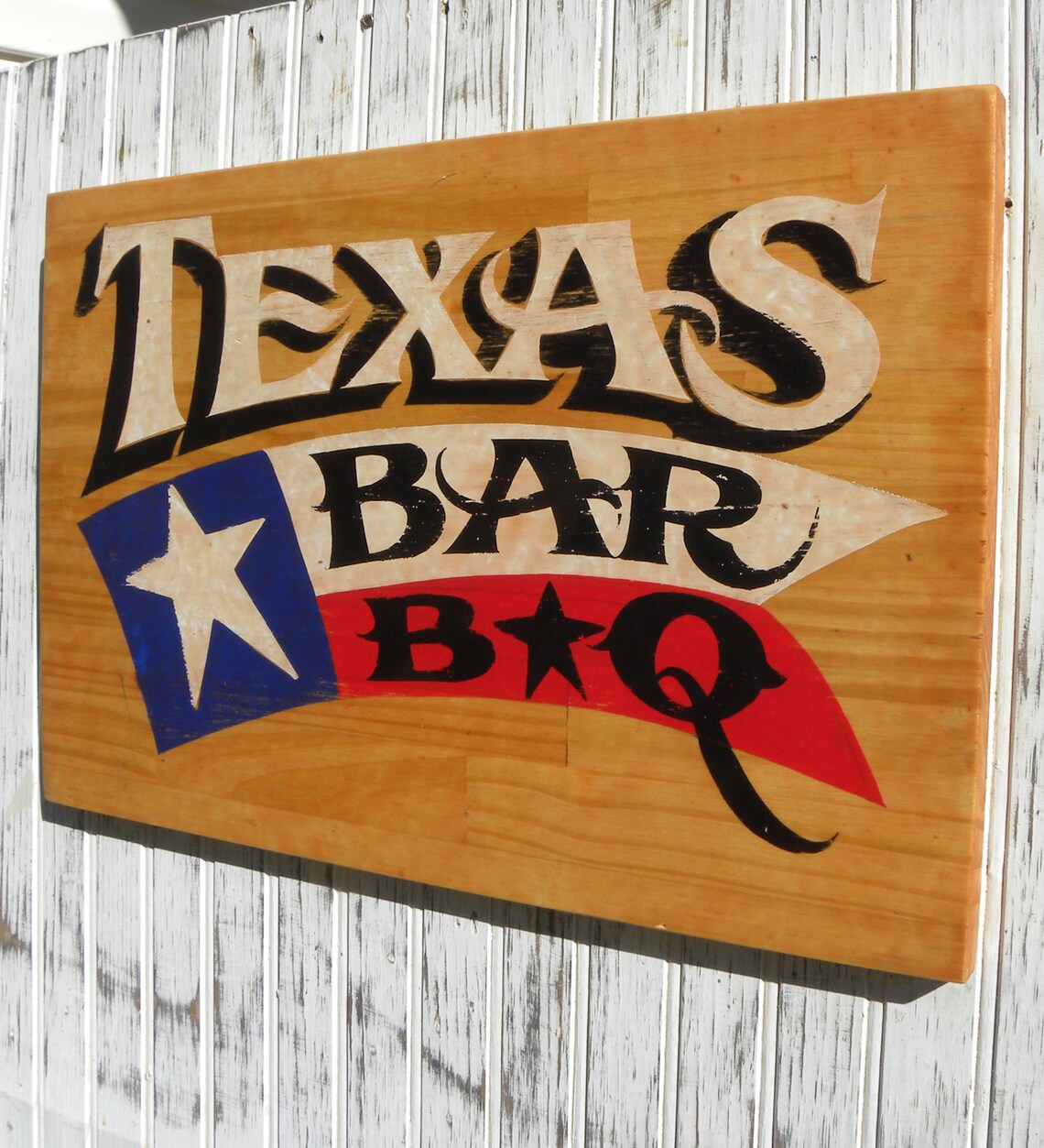 Texas State Sign Original Hand Painted Wooden State Capitol | Etsy