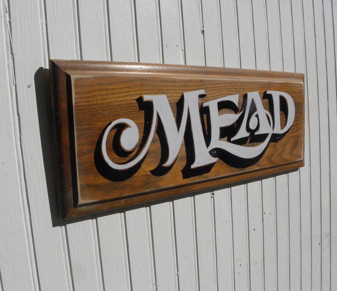 Mead Sign. Hand Painted Original Wooden. Makes a Great Gift - Etsy