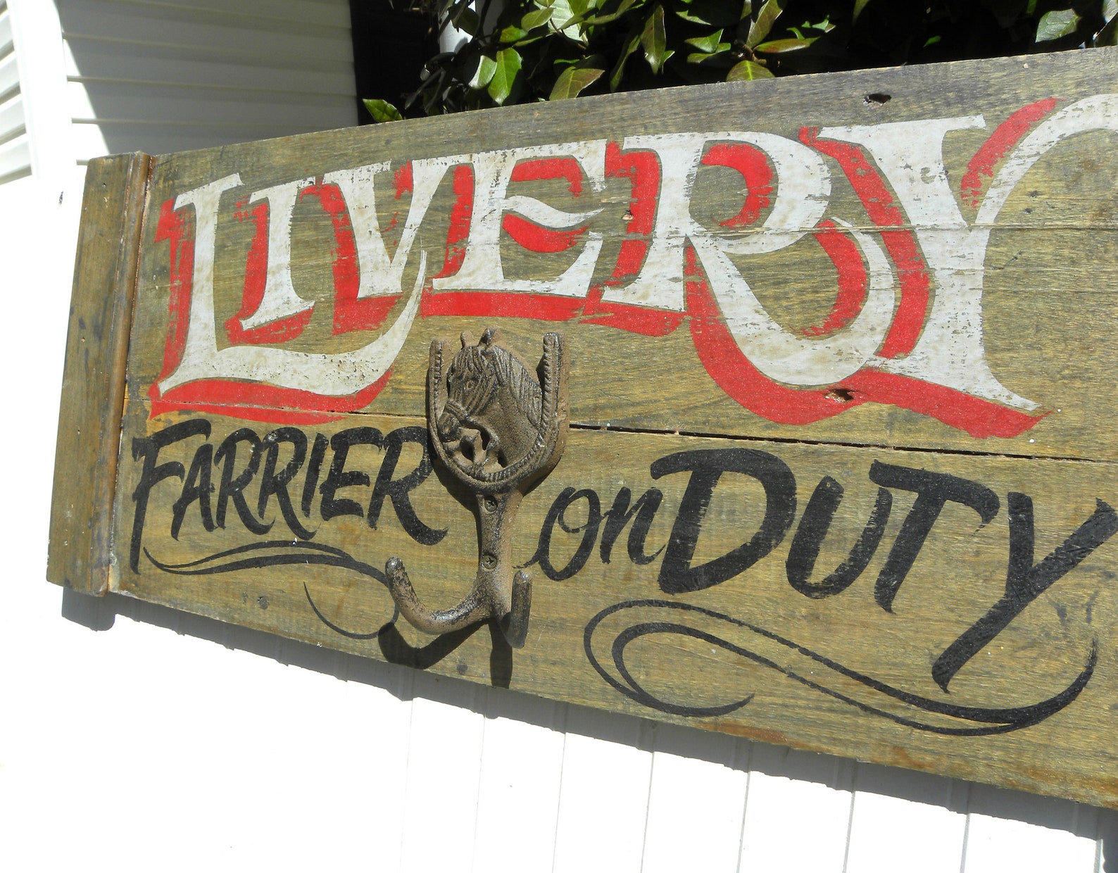 Livery / Horse Stable Sign Hand Painted Original Sign - Etsy