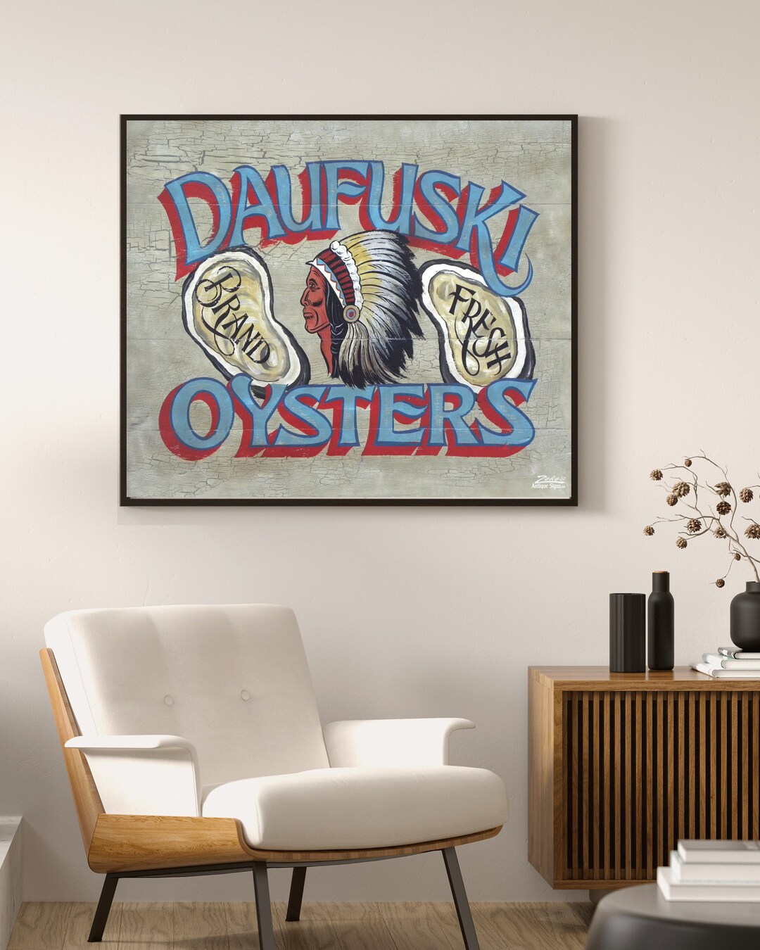 South Carolina Daufuski Oysters Print From an Original Hand Painted and ...