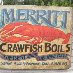 Mudbugs & Beer Cajun Hand Painted Print| Cajun Art| Louisiana Art| New ...