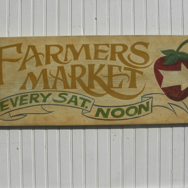 Farmers Market Sign - Etsy
