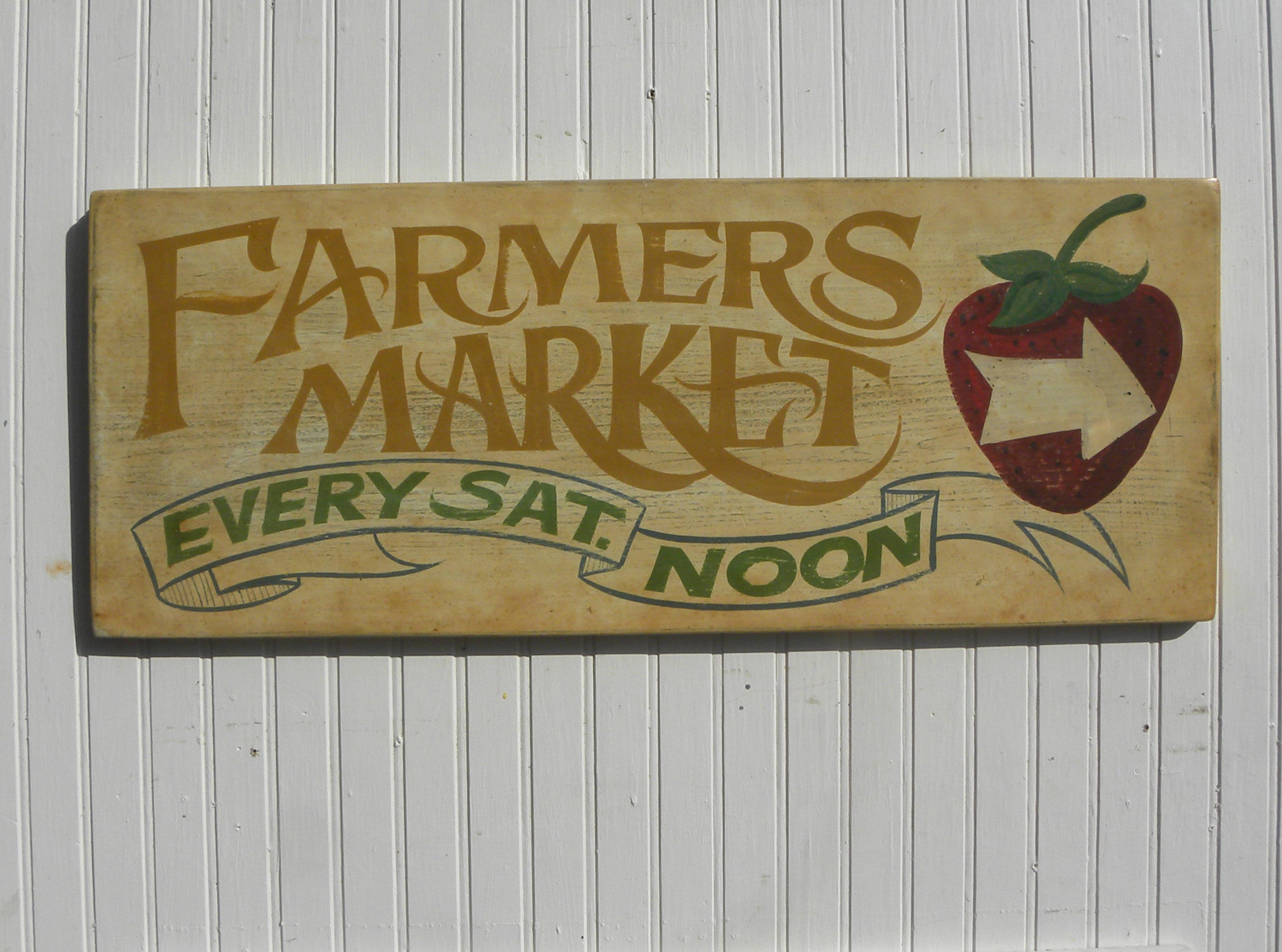 Vintage Farmers Market Signs