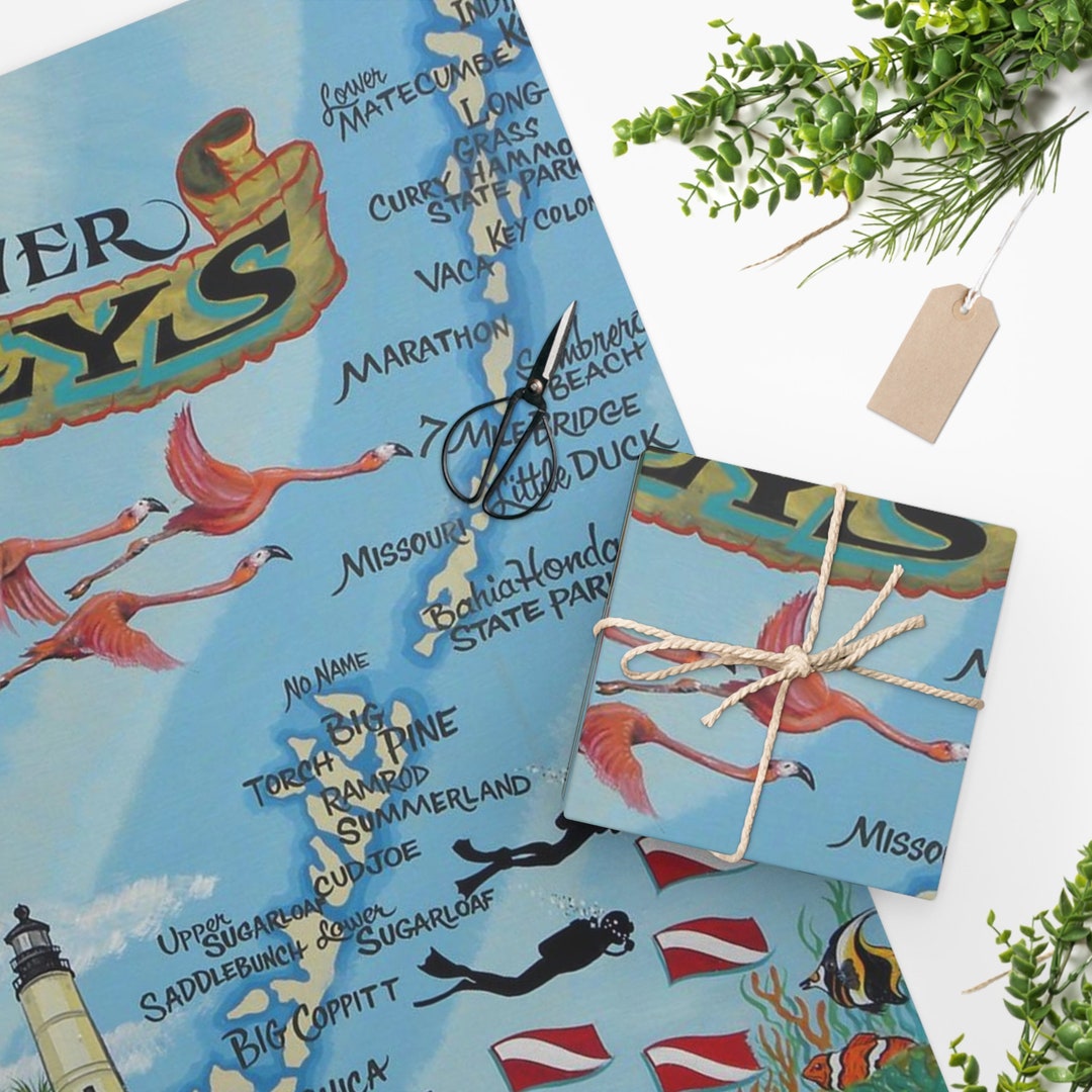 Florida Keys Wrapping Paper I Lower Keys I Scuba I Key Largo I ...