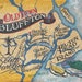 Bluffton SC Old Town Coastal Map Print| Beach House Decor | Nautical ...
