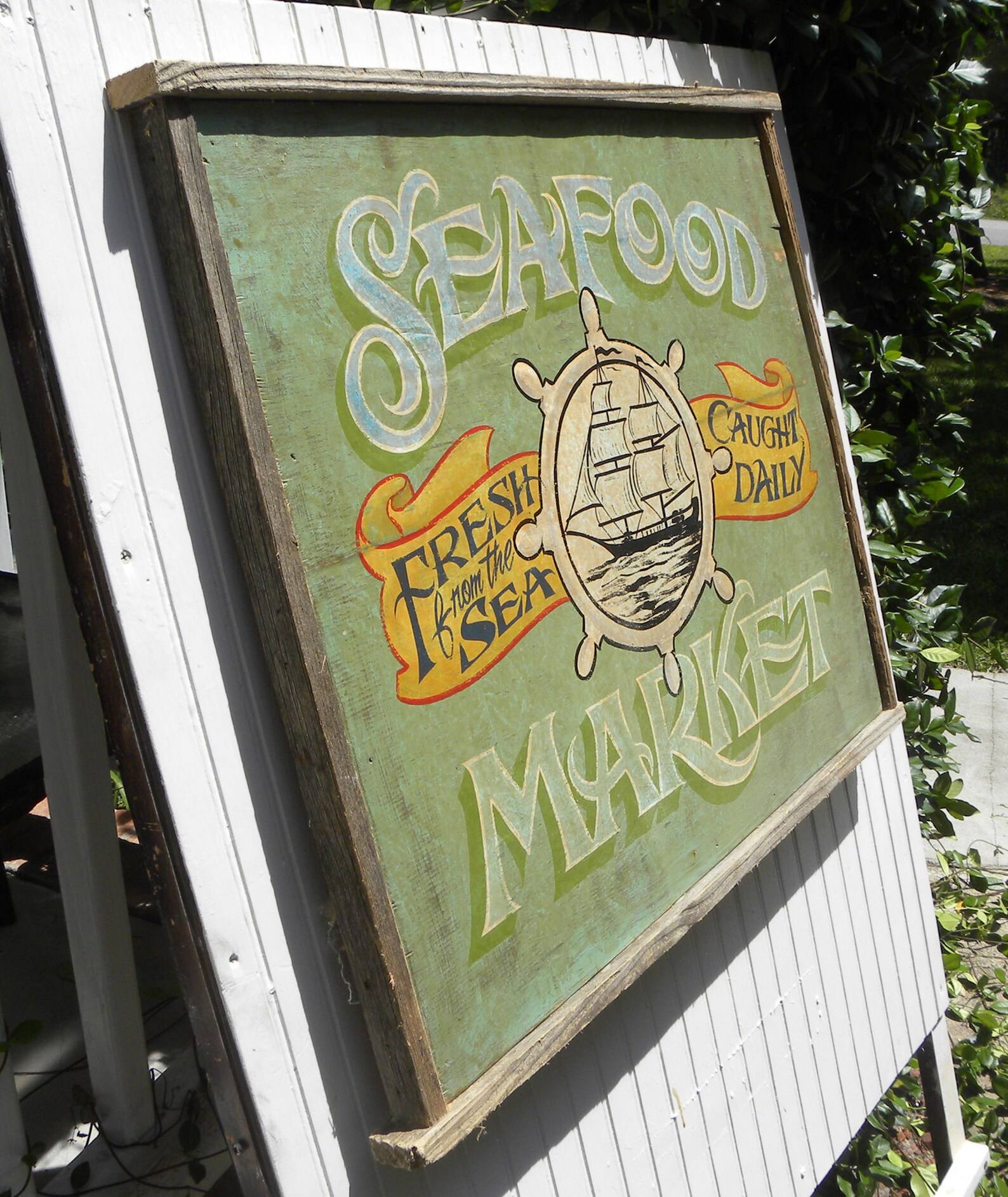 Seafood Market Sign Original Hand Painted . Great Seafood - Etsy