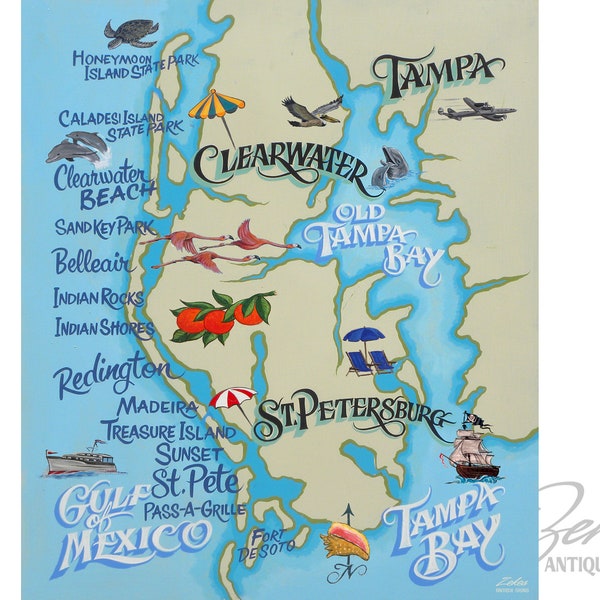Florida Map for Kids - Etsy