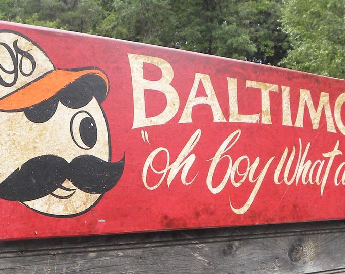 Natty Boh Sign, Baltimore, Original Faux Painted Sign, Wood Sign - Etsy