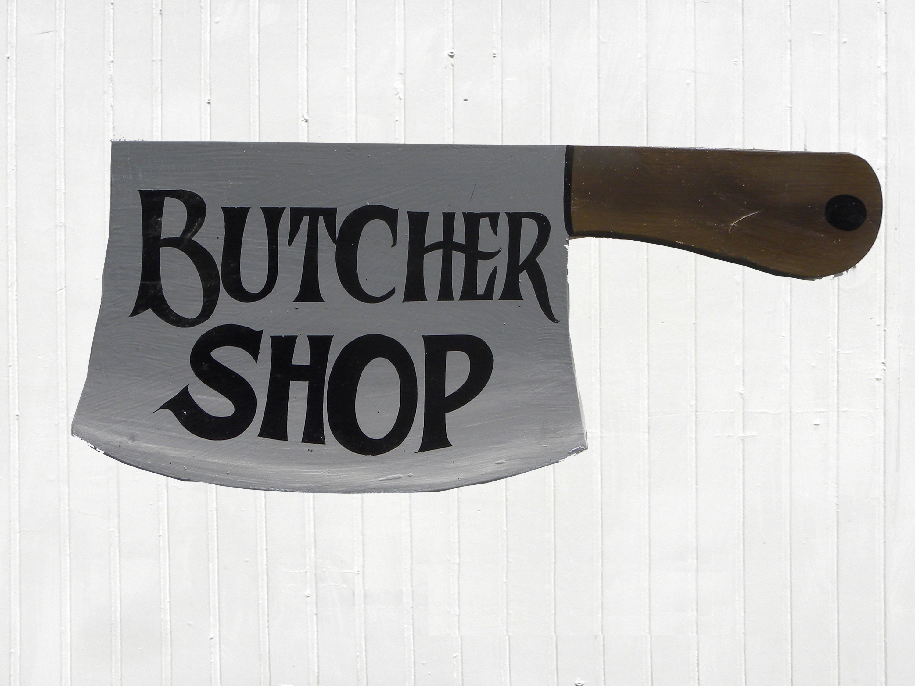 Vintage Butcher Shop Signs