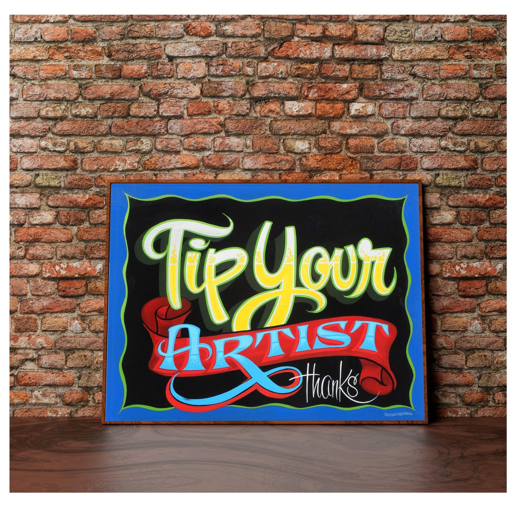 Tipping Tattoo Shop Print I Tattoo Shop Sign I Tattoo Shop Decor I ...