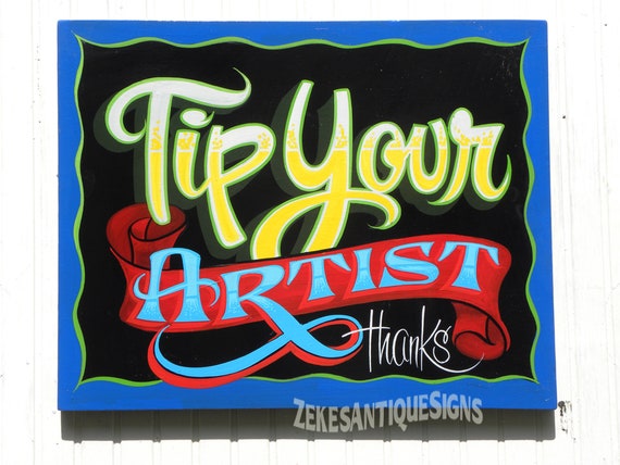 Hand Painted Tattoo Signs
