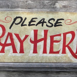 Open Sign Hand Painted Wooden Sign Exterior or Interior | Etsy