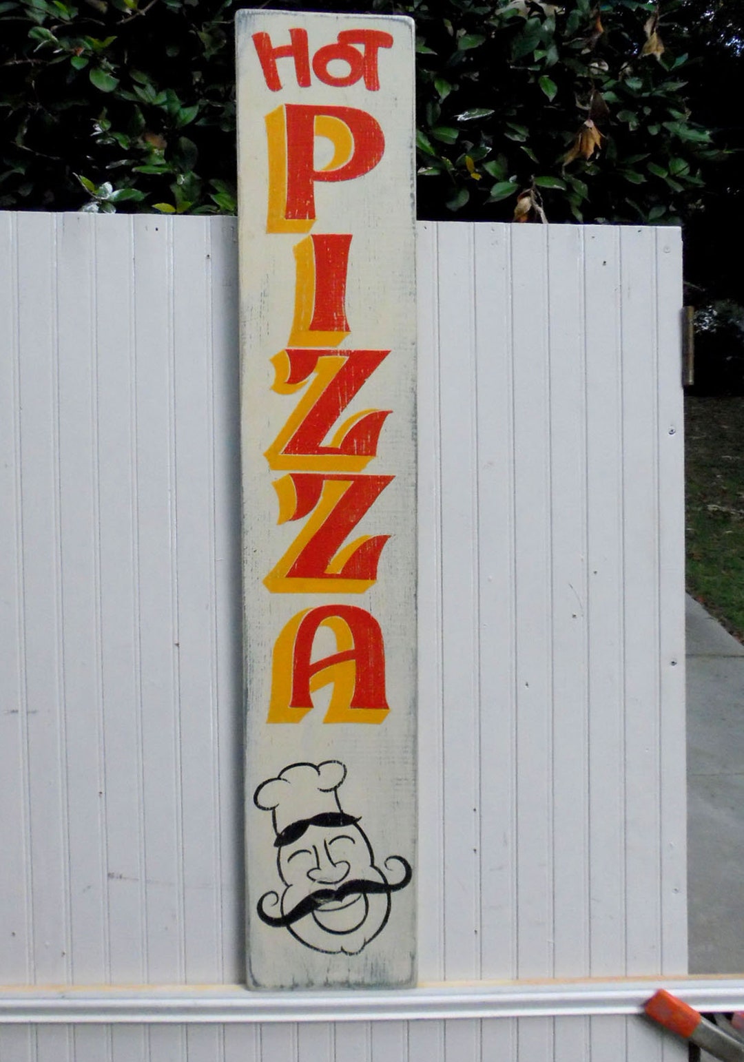 Pizza Sign,wooden , Hand Painted, Wooden, Restaurant Kitchen Decor - Etsy