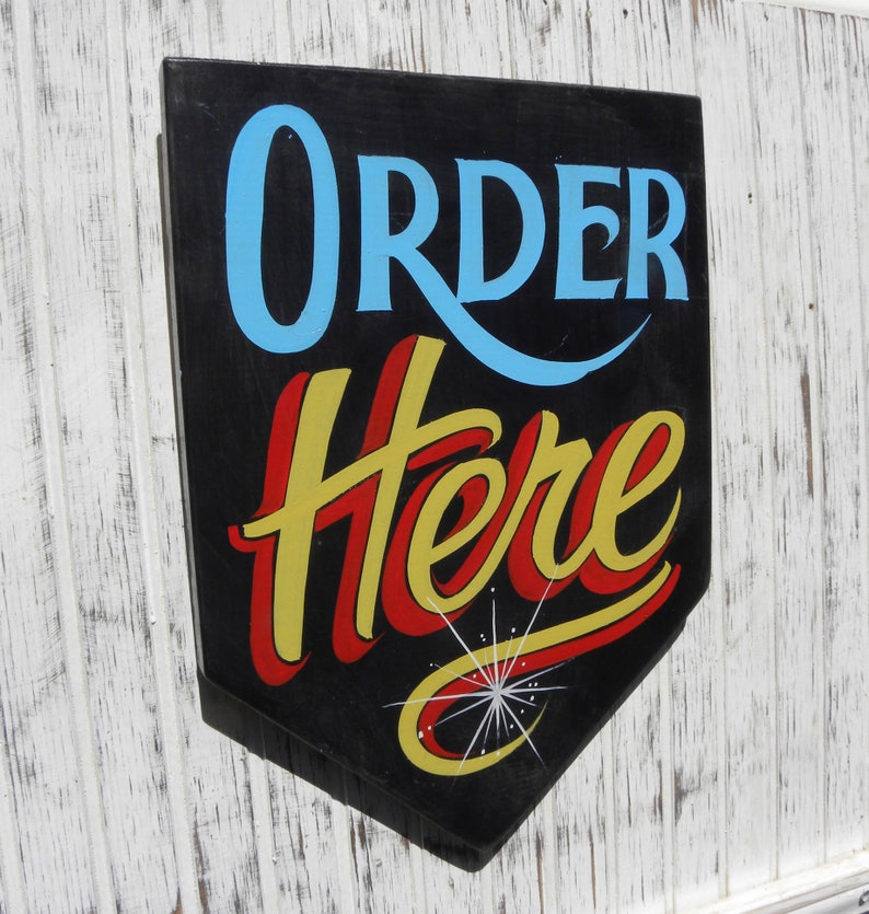 Open Sign Hand Painted Wooden Sign - Etsy