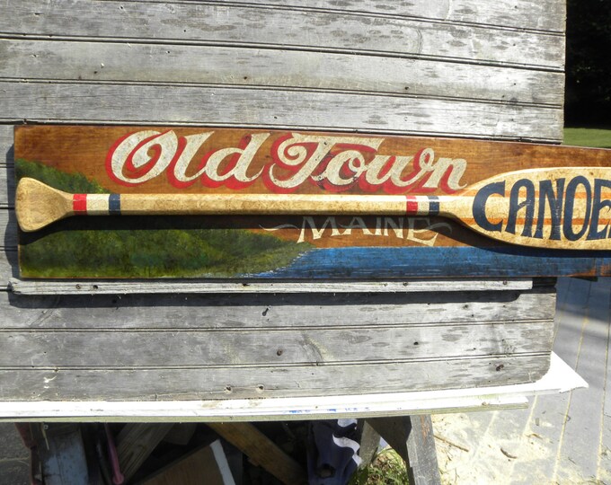 Old Town Canoe ,sign, Hand Made, Original, Wooden Sign - Etsy
