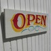 Open Sign A Hand Painted & Lettered Wooden Sign Great for Your Business ...