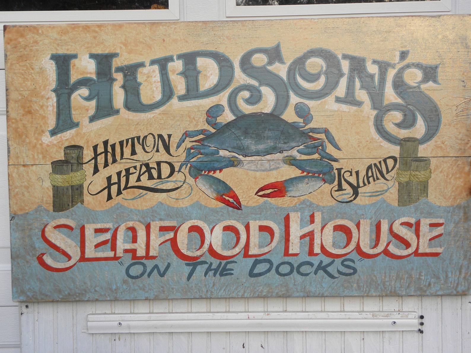 Seafood Market Sign Original Hand Painted . Great Seafood - Etsy