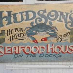 Seafood Market Sign Original Hand Painted . Great Seafood - Etsy